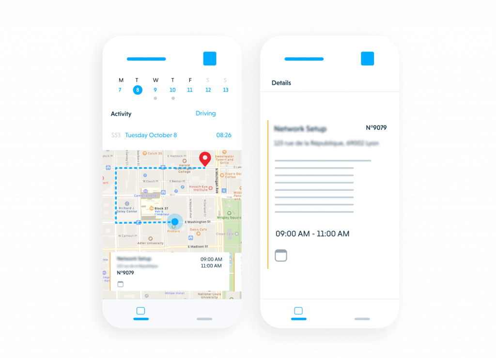 Central hub for your field techs - Mobile app | Praxedo